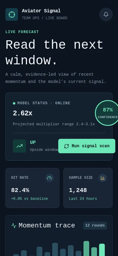 Aviator Signal Predictor