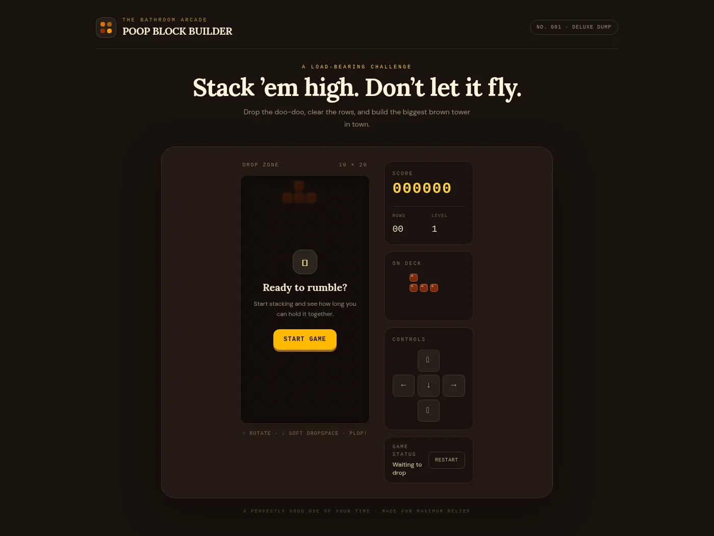 Poop Block Builder