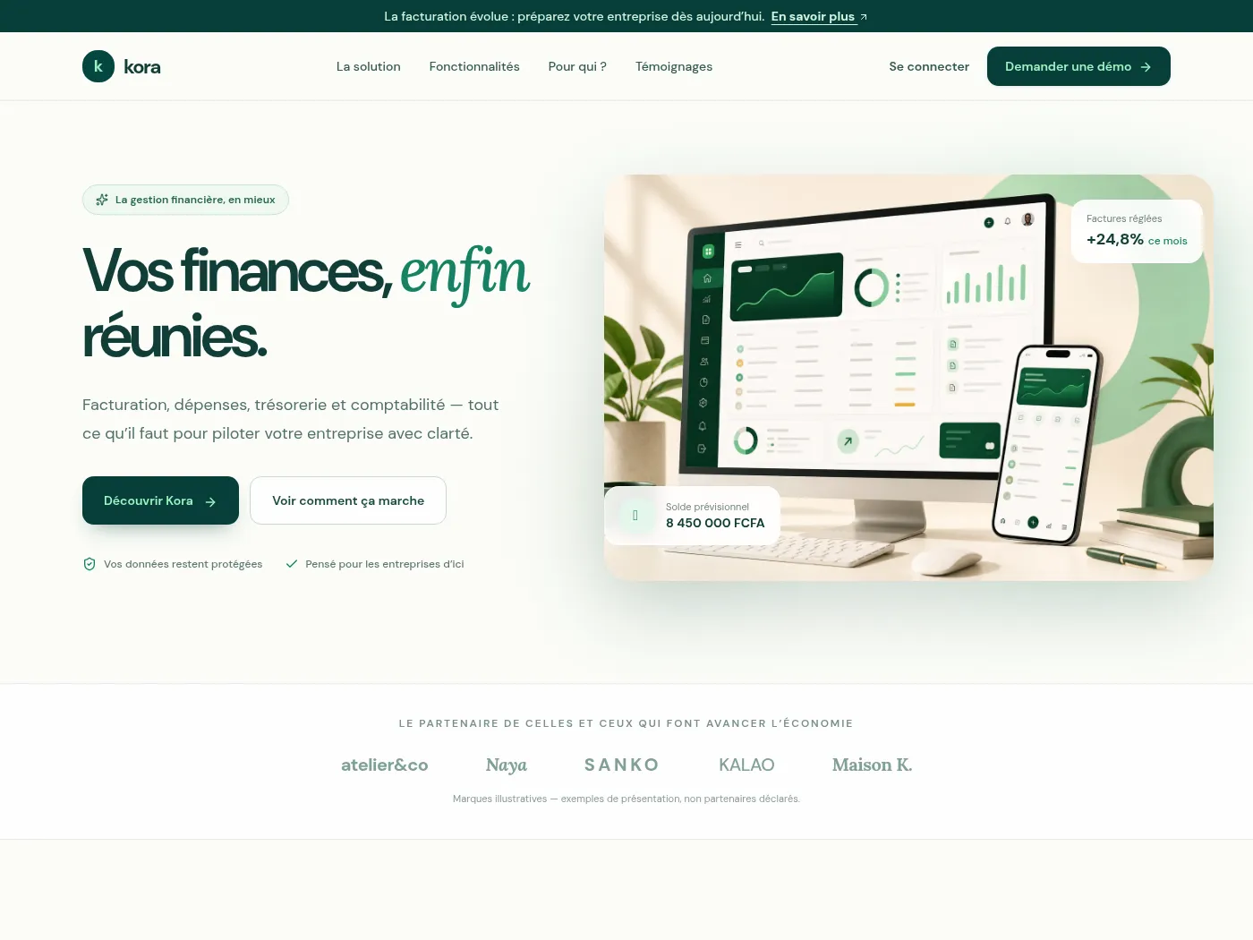 SaaS Finance Platform Site