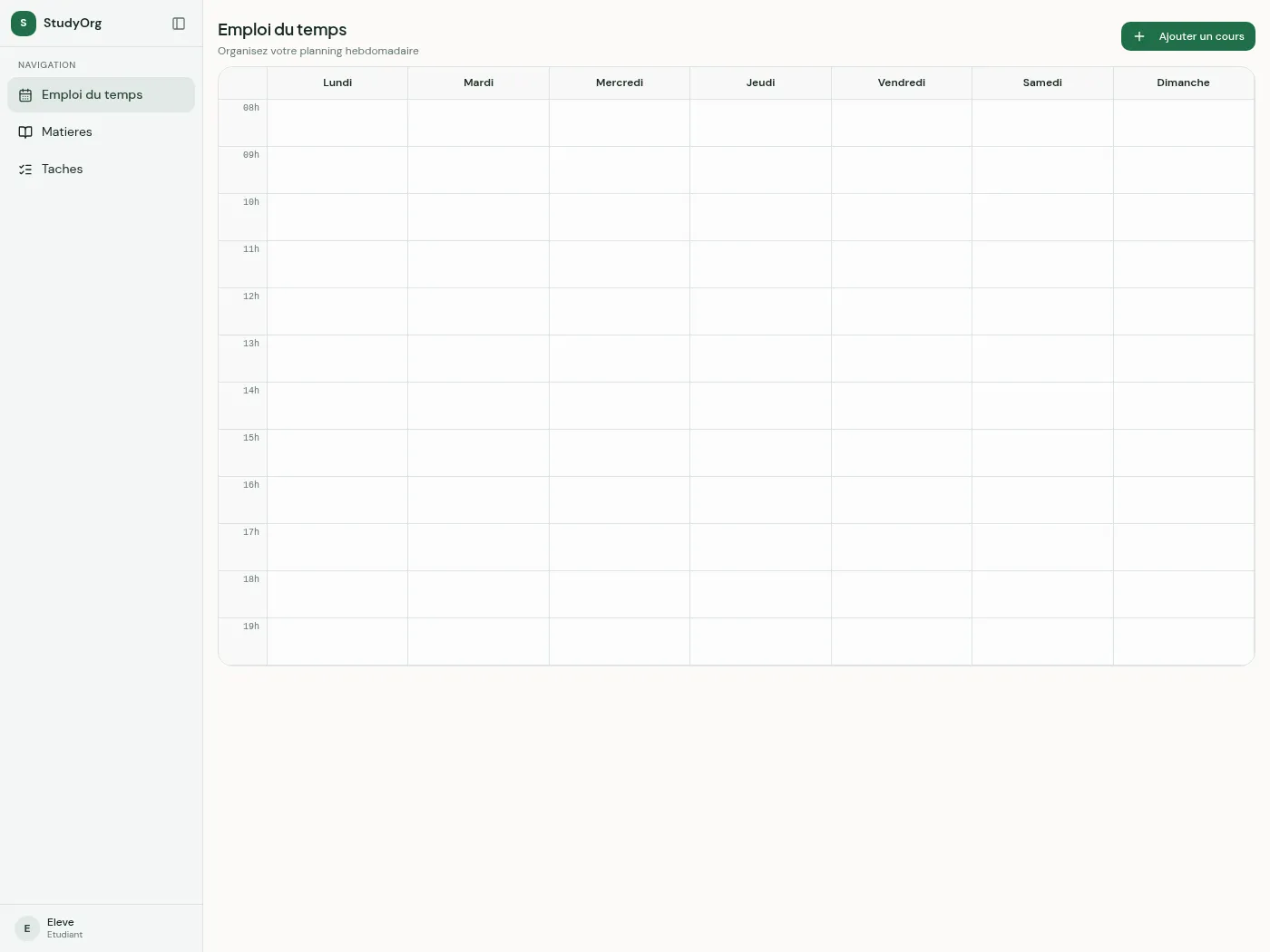 Study Organizer