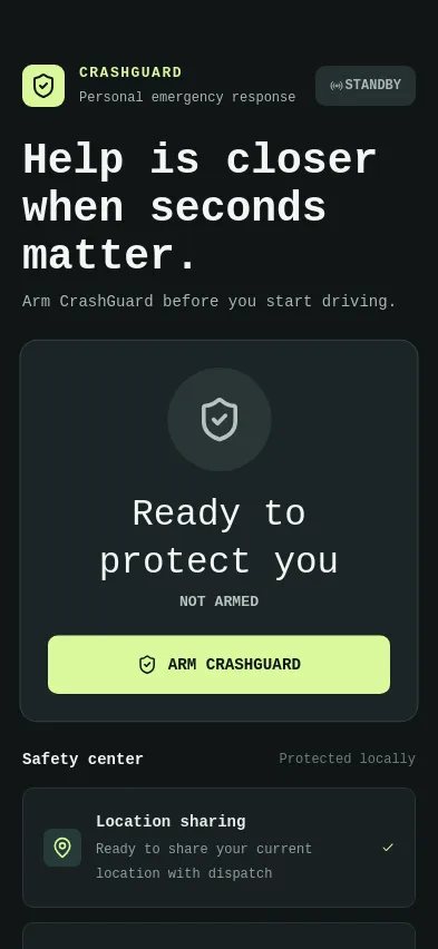 CrashGuard Mobile