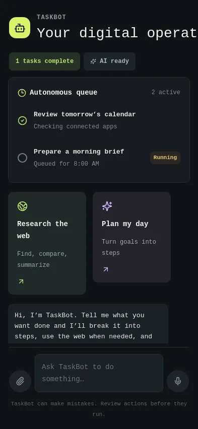 TaskBot Mobile