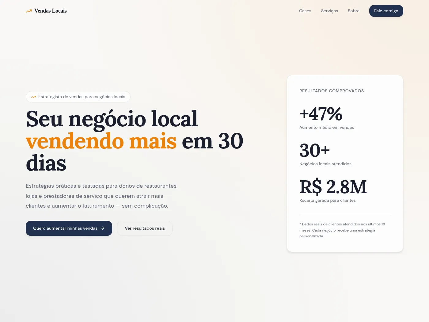 Local Biz Sales Site