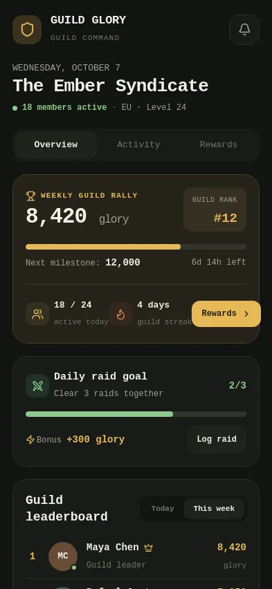 Guild Glory Bot
