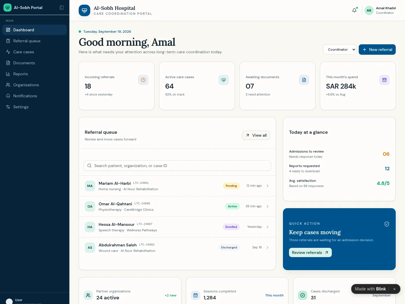 LTC Coordination Portal