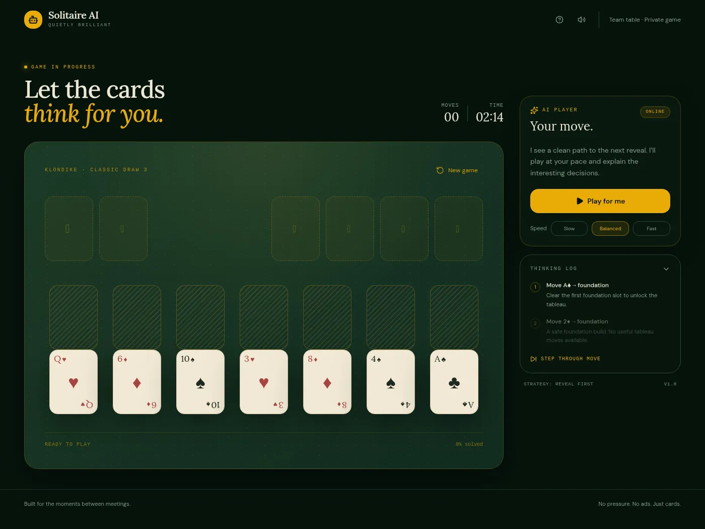 Solitaire AI Player