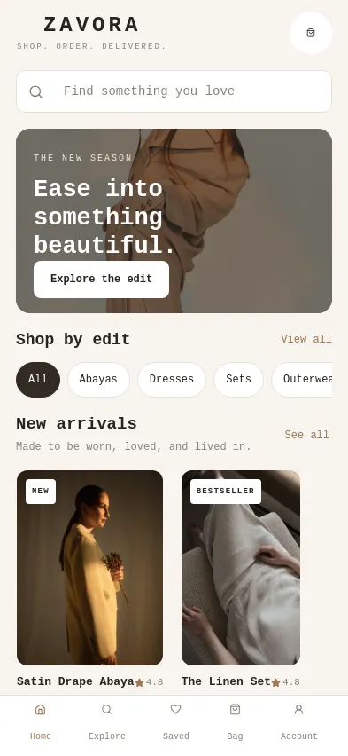 ZAVORA Mobile Commerce