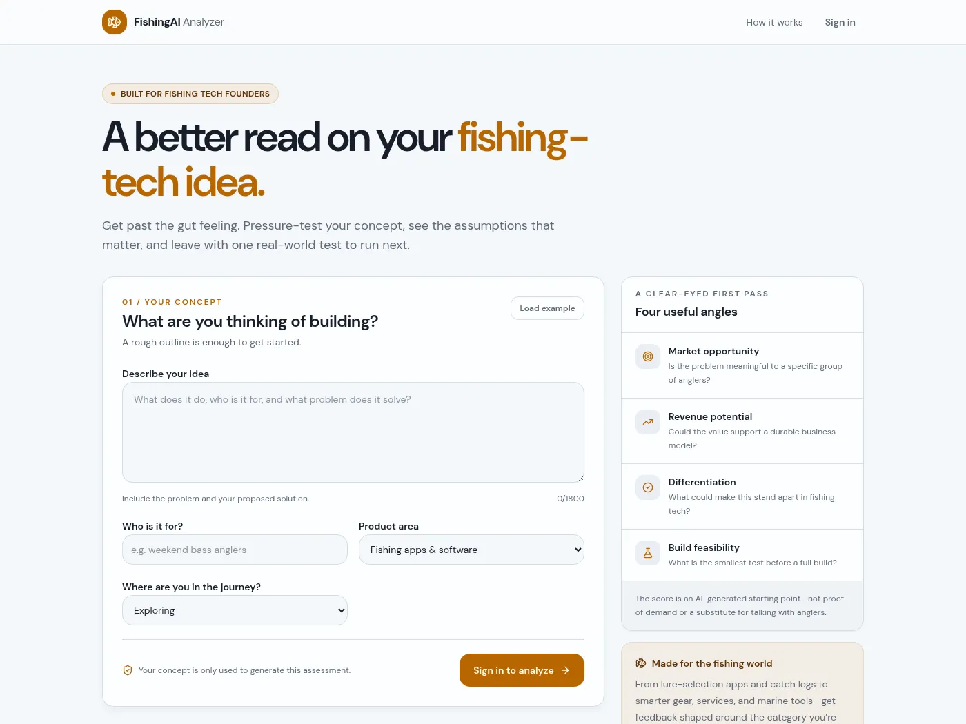 FishingAI Analyzer