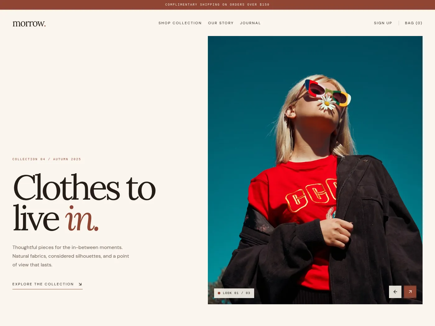 Clothing Biz Webpage