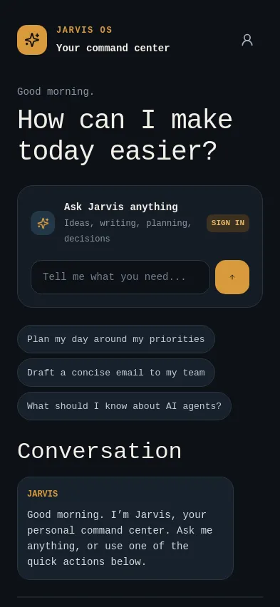 Pocket Jarvis AI Assistant