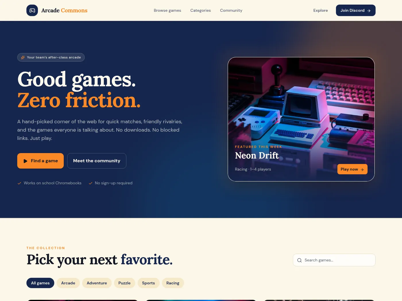 Game Portal Hub