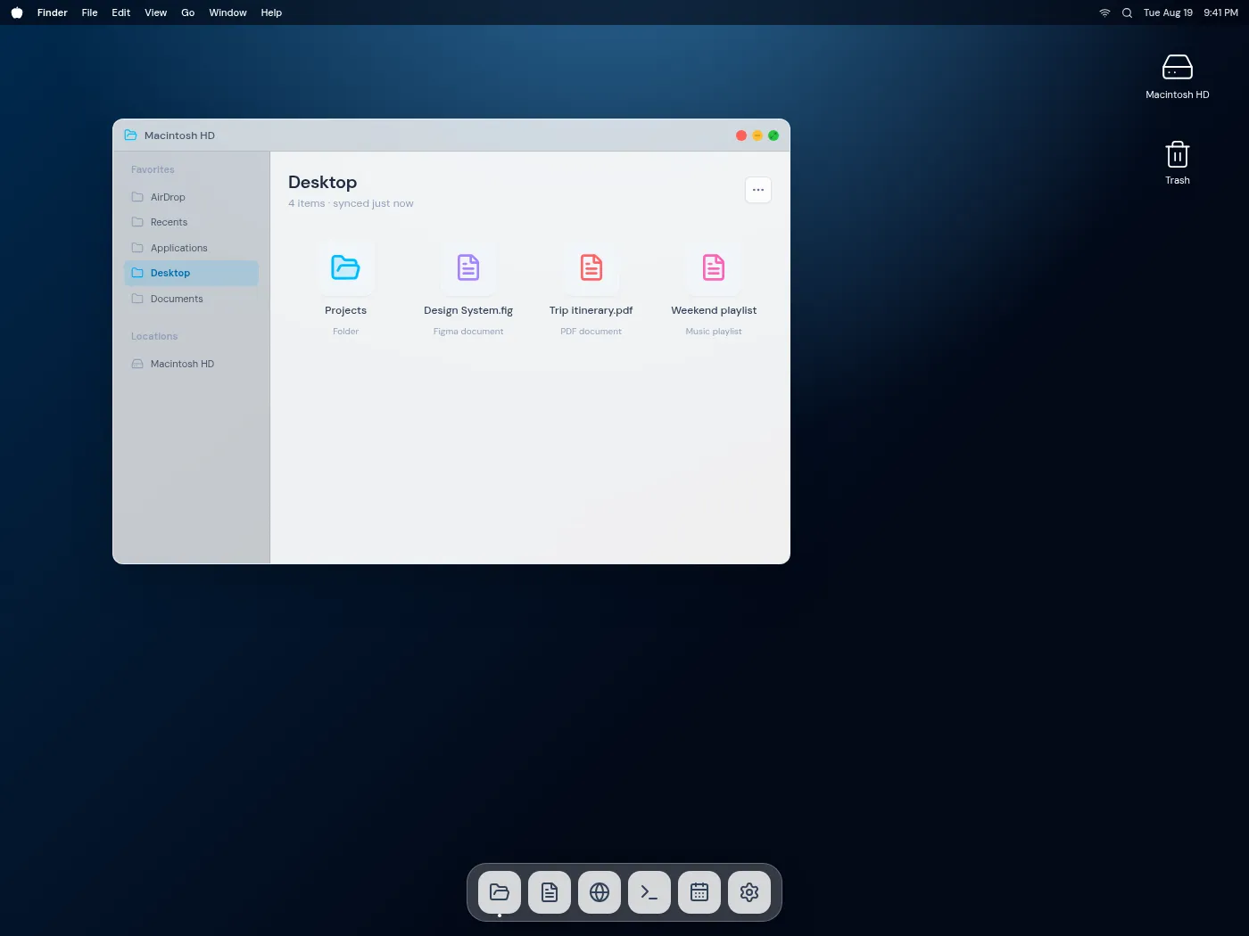 Mac OS Web Simulator