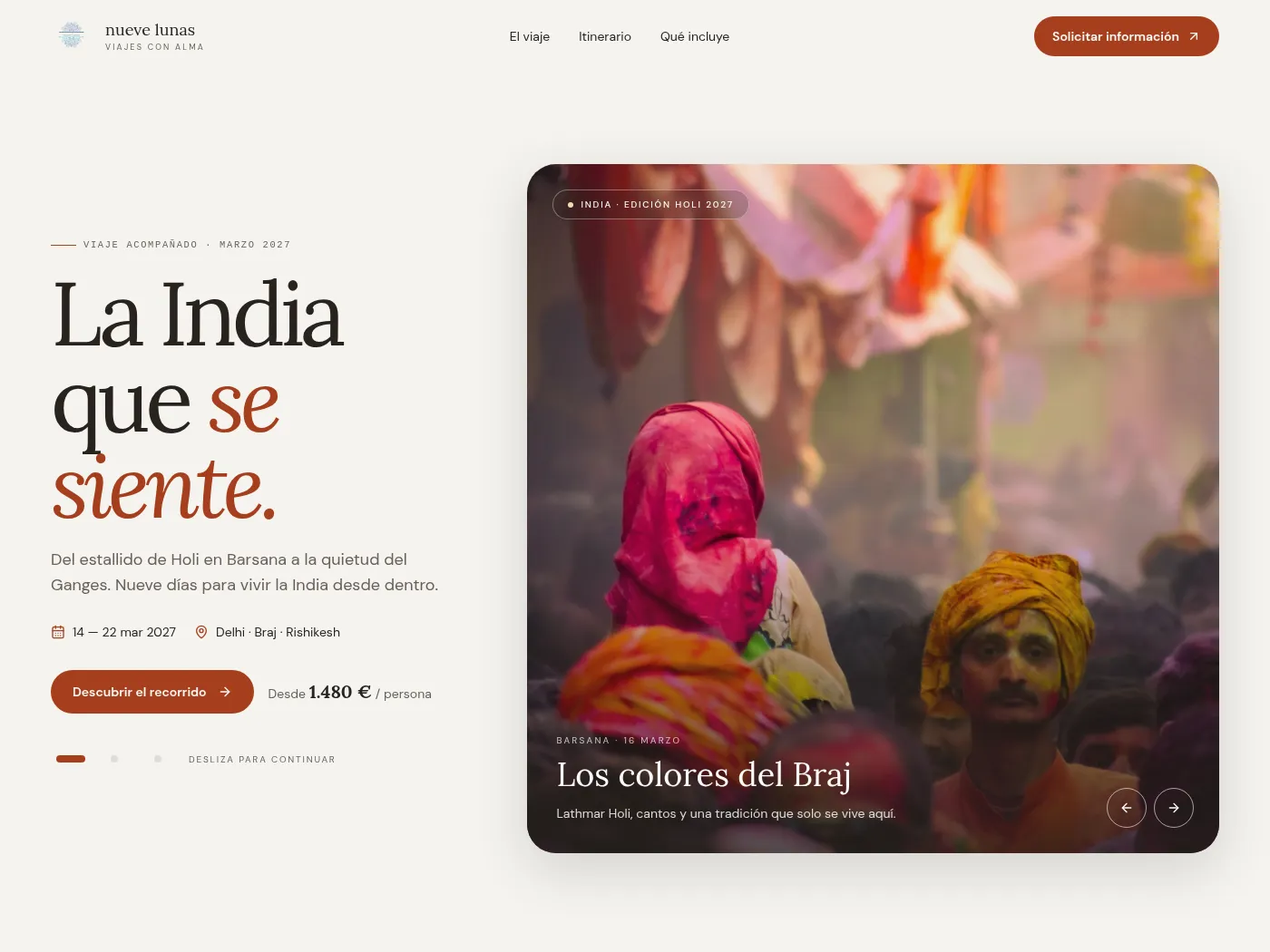 India Adventure Landing
