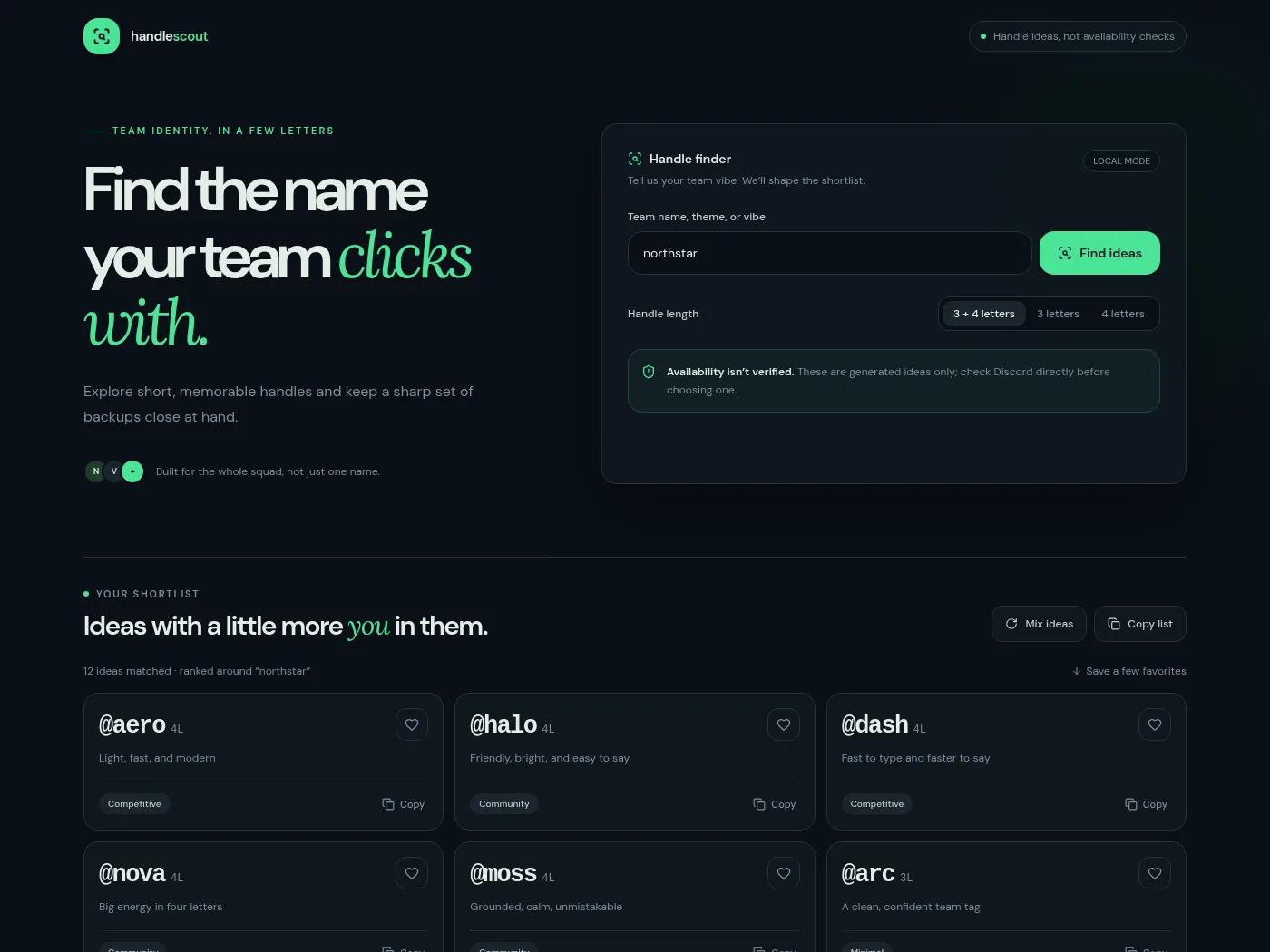 Discord Handle Scanner