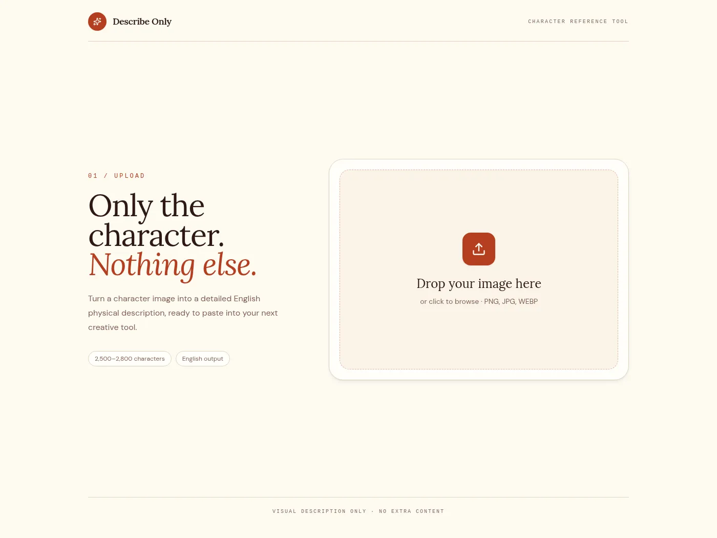 Image Describer Tool