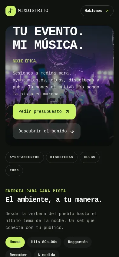 DJ Bookings Mobile