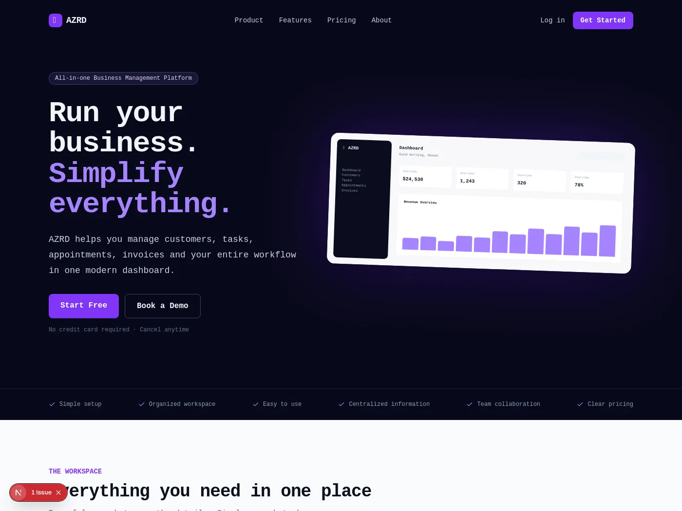 AZRD Business Platform