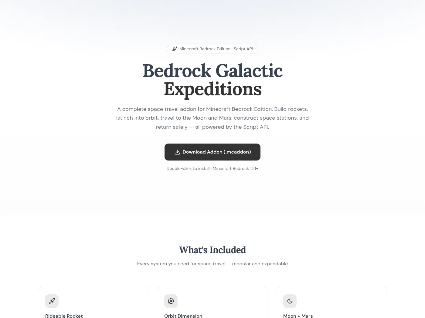 Bedrock Galactic Expeditions