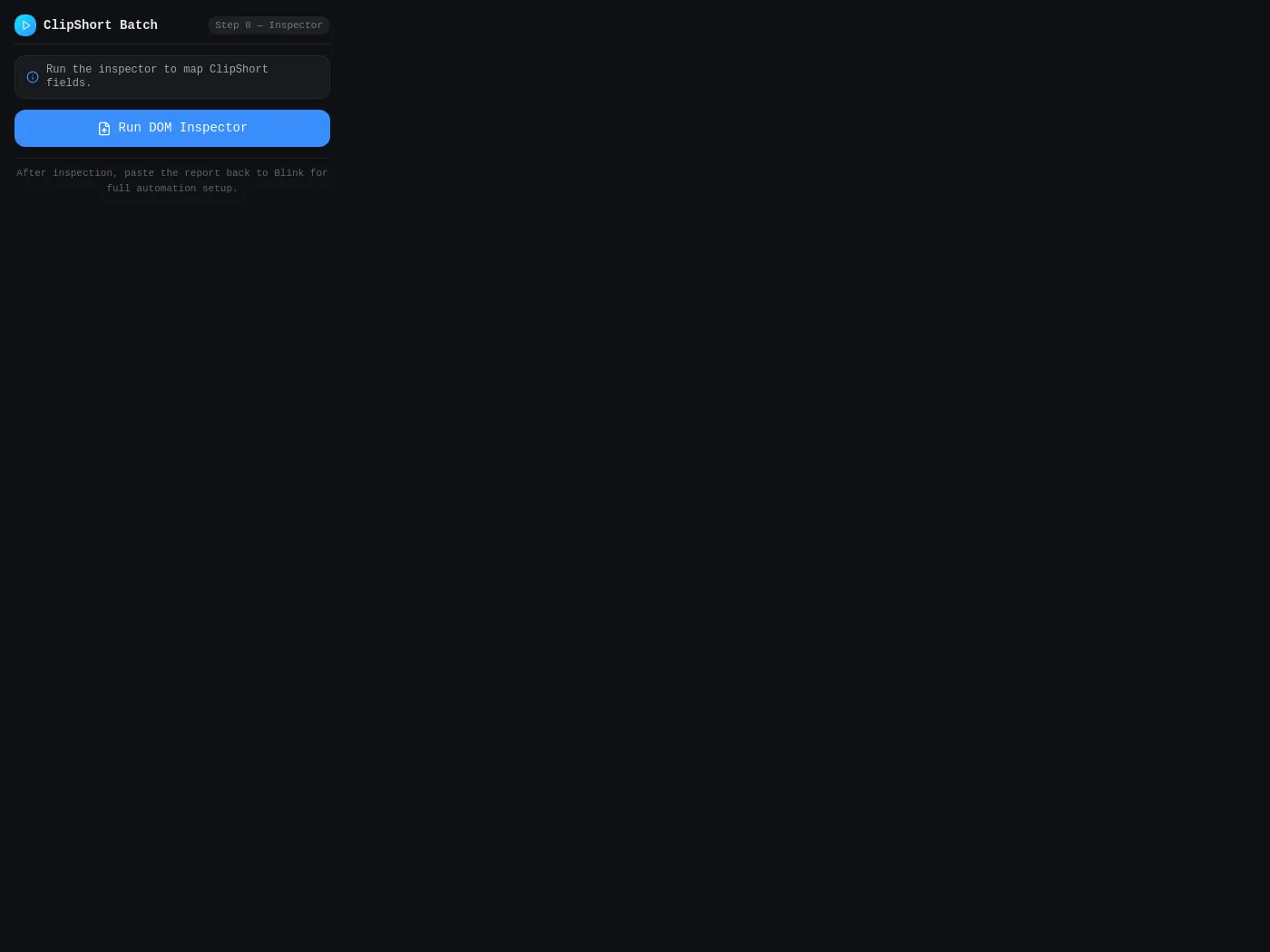ClipShort Batch Creator