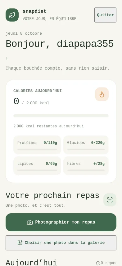 SnapDiet AI Tracker