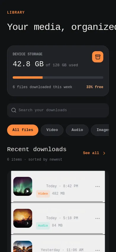 Media Download Manager