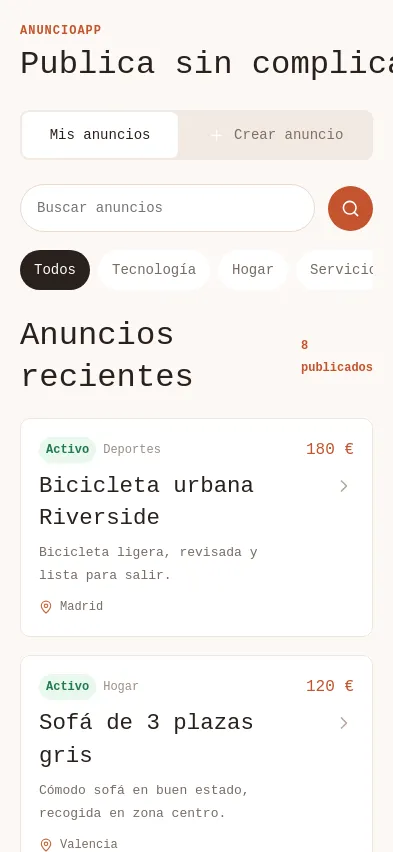 AnuncioApp Mobile