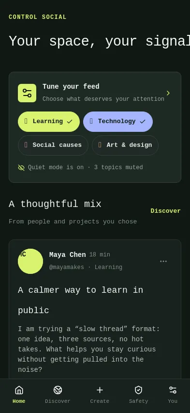 Control Social