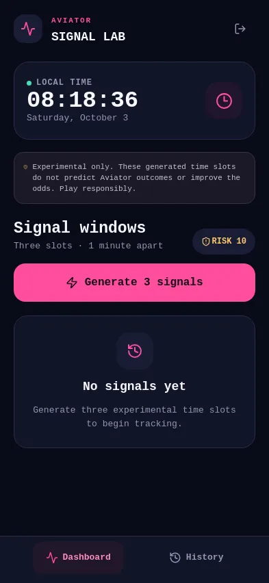 Aviator Signal Lab