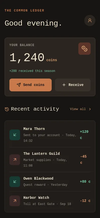 LARP Wallet Mobile