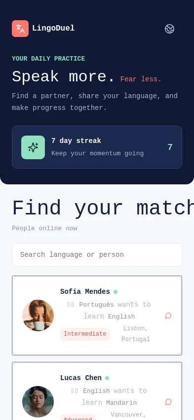 Language Duel