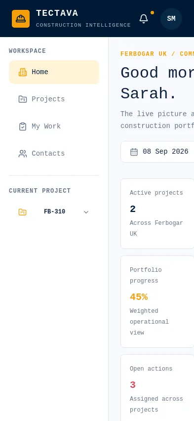 Tectava Construction Intelligence