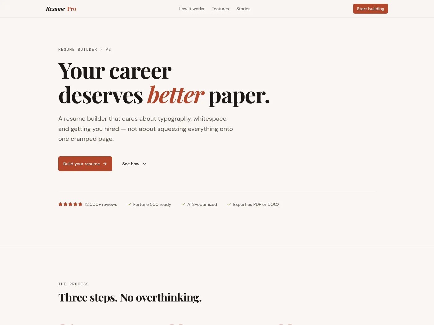 ResumePro Builder