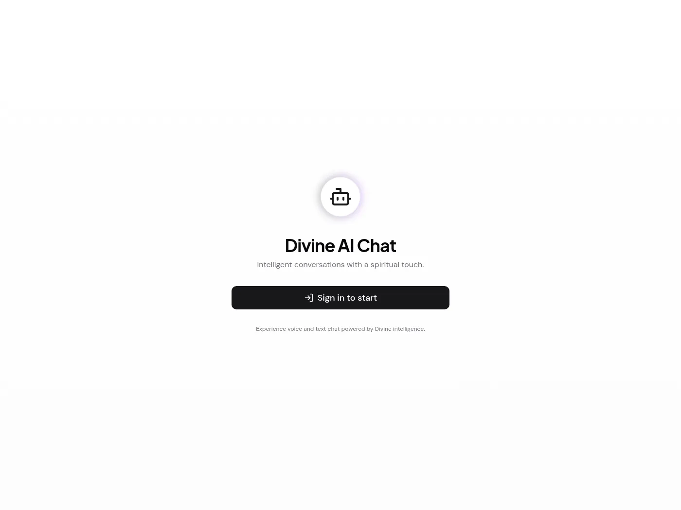 Divine AI Chat App