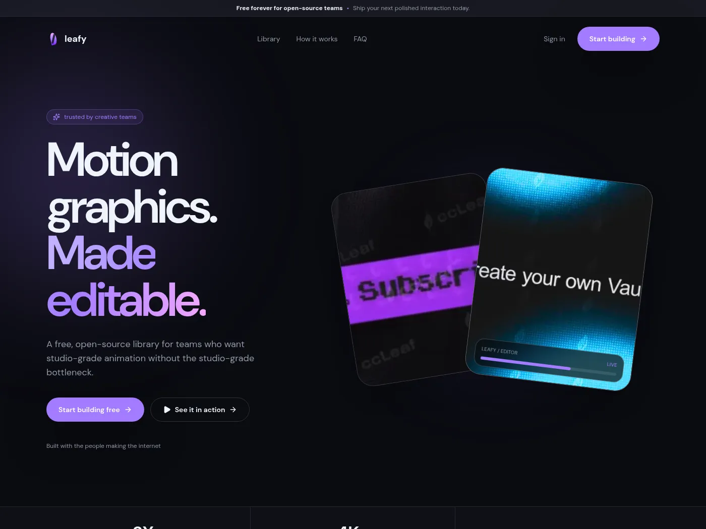 Leafy UI Clone