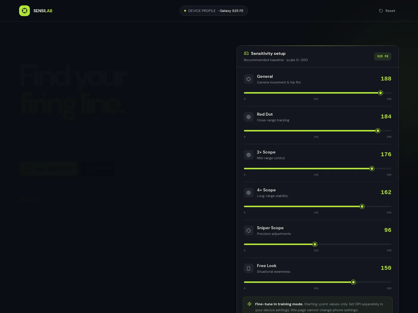 FreeFire Sensitivity Optimizer