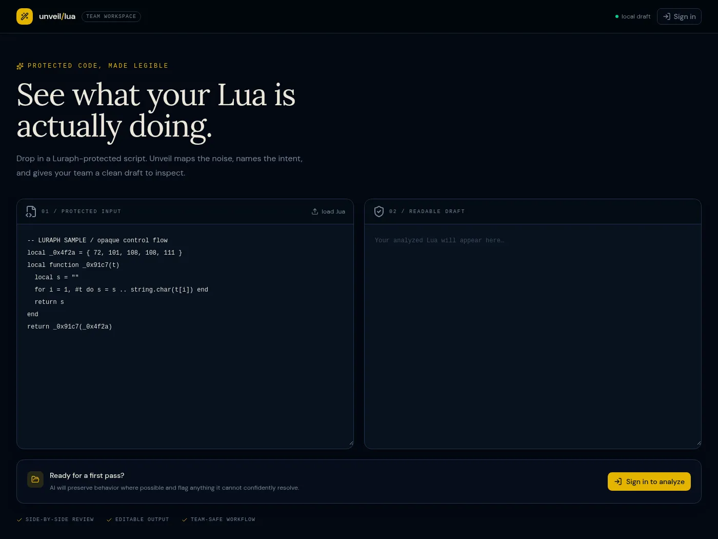 Luraph Deobfuscator AI