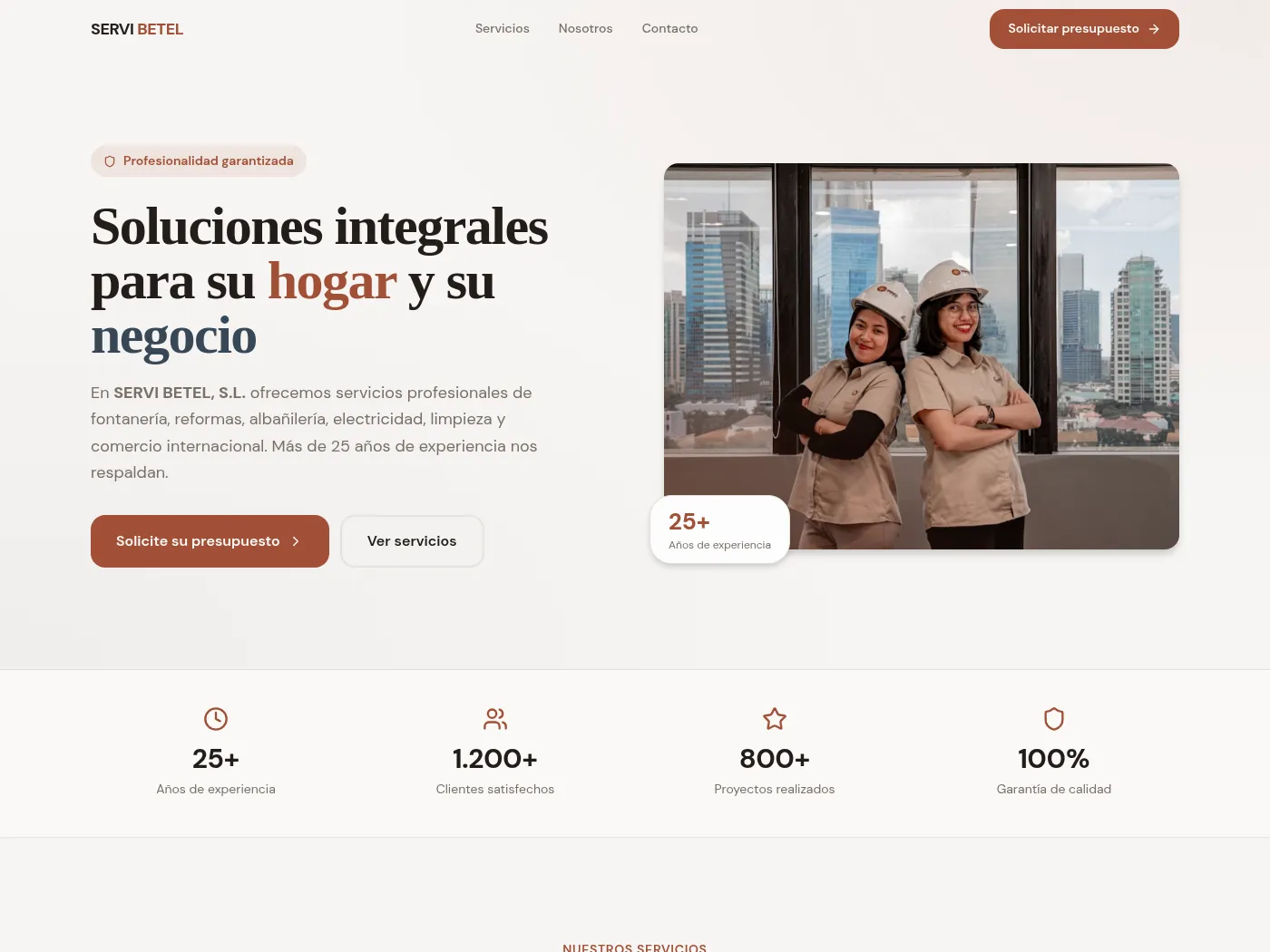 SERVI BETEL Servicios Web