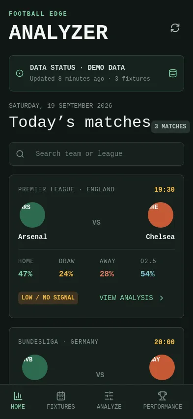 Football Edge Analyzer