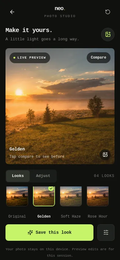 Neo Editor App