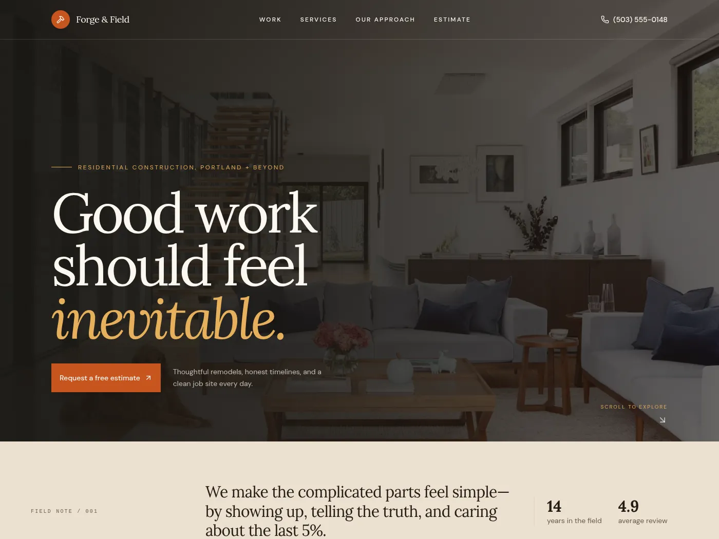 Contractor Pro Website