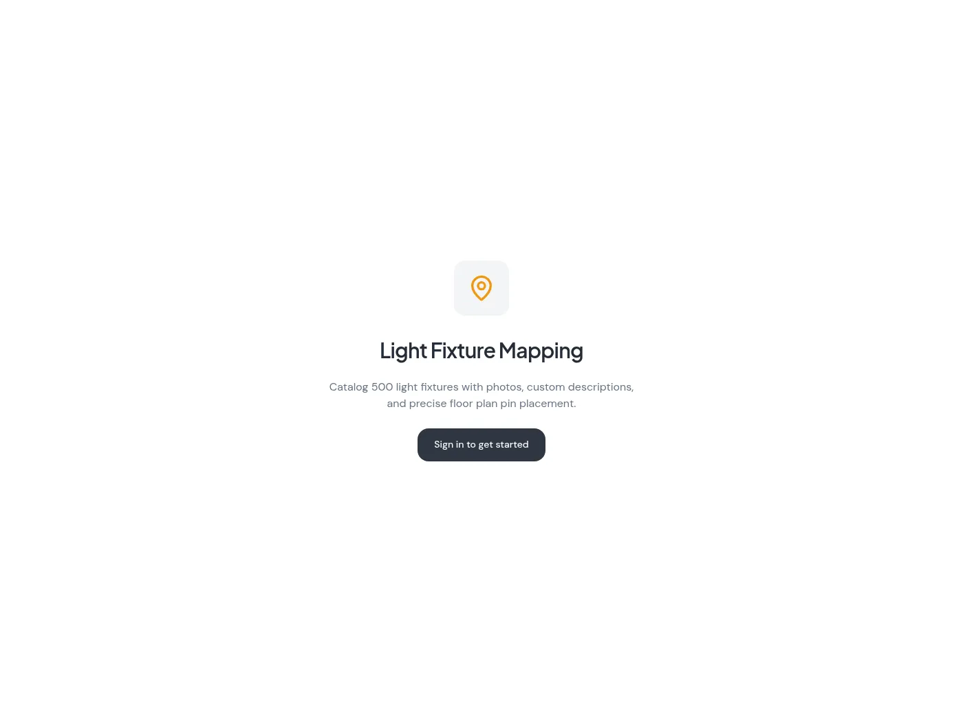 Light Fixture Mapping App