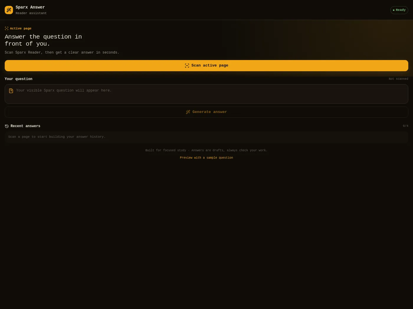 Sparx Answer Assistant