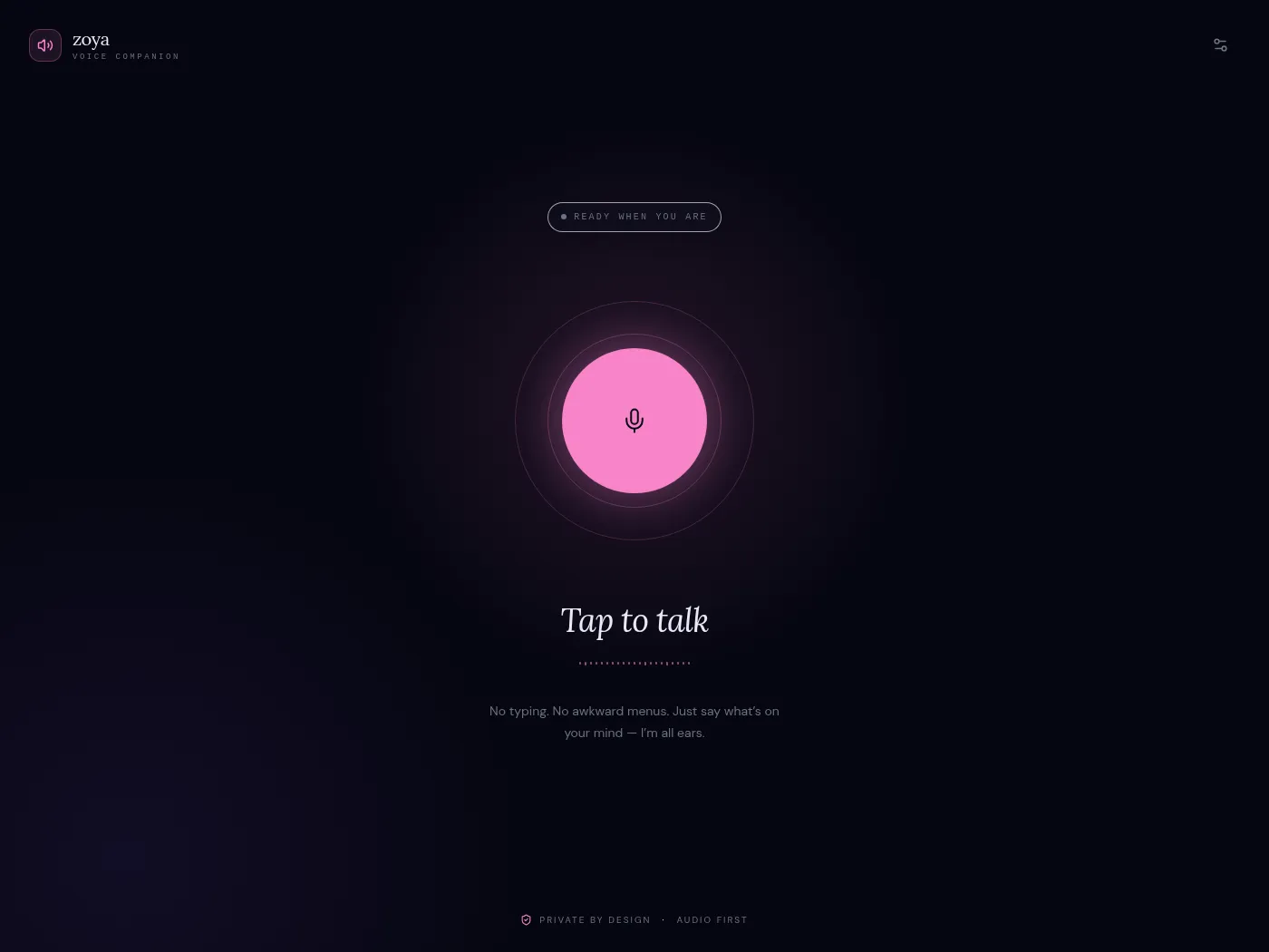 Zoya Voice AI Assistant