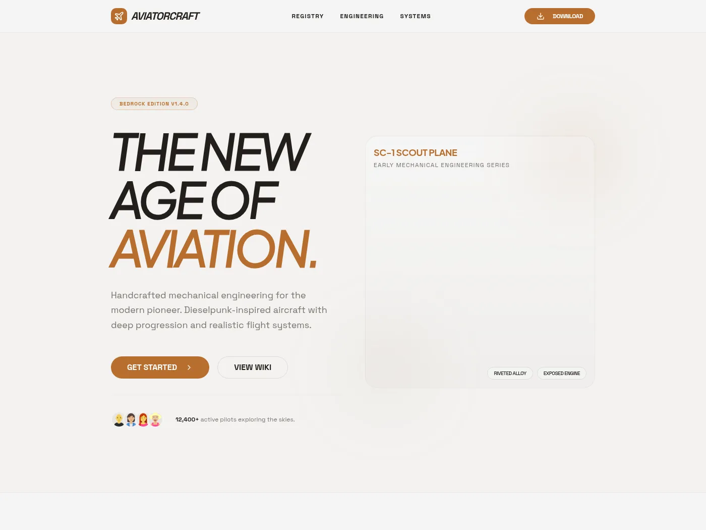 AviatorCraft Bedrock Add-on
