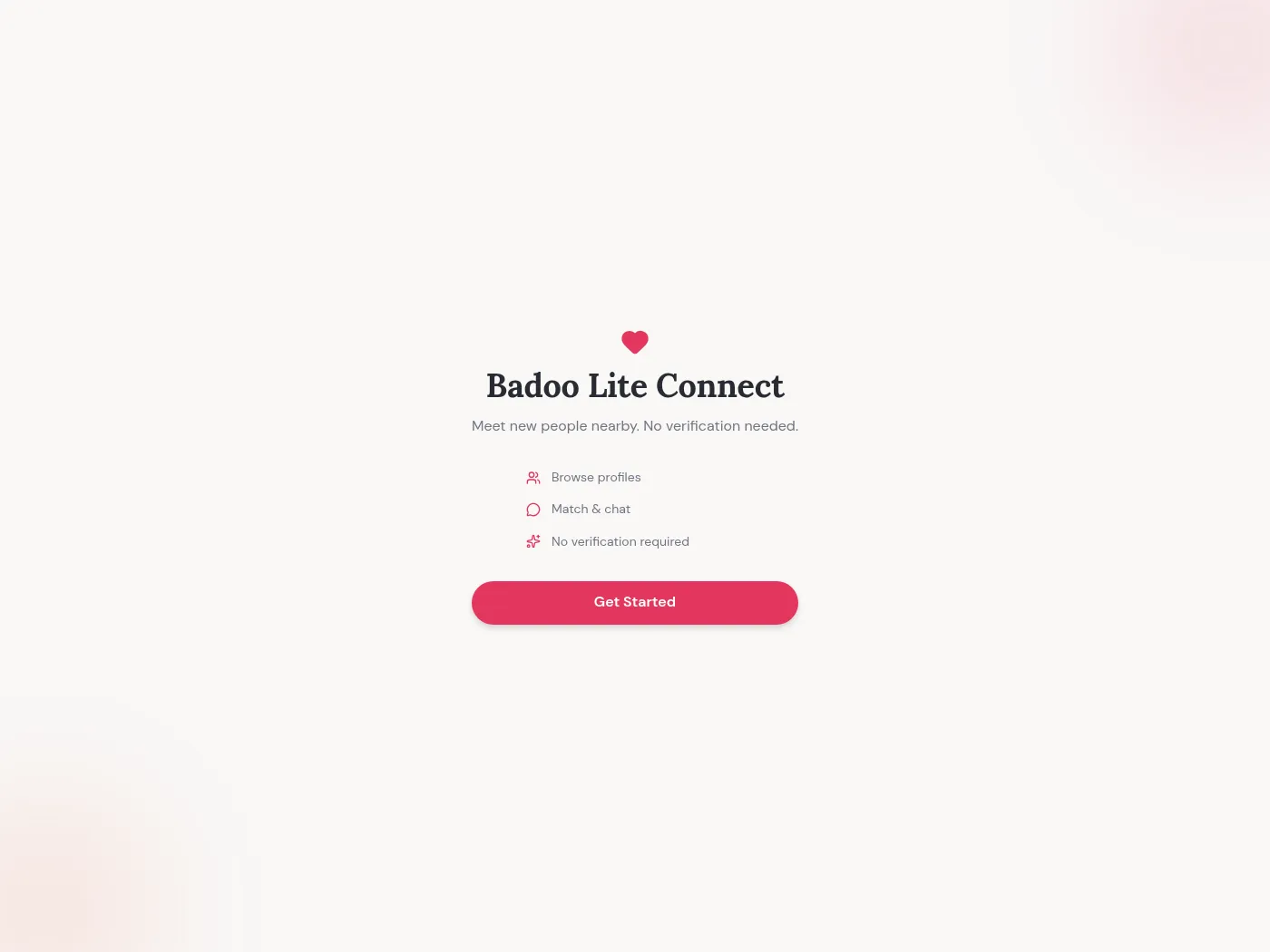 Badoo Lite Connect