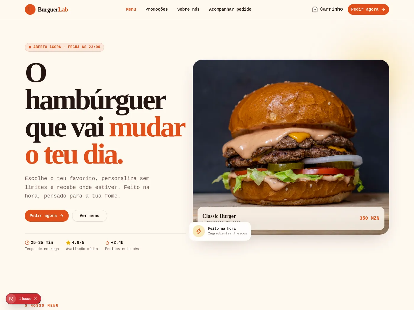 BurgerStore Pro Platform