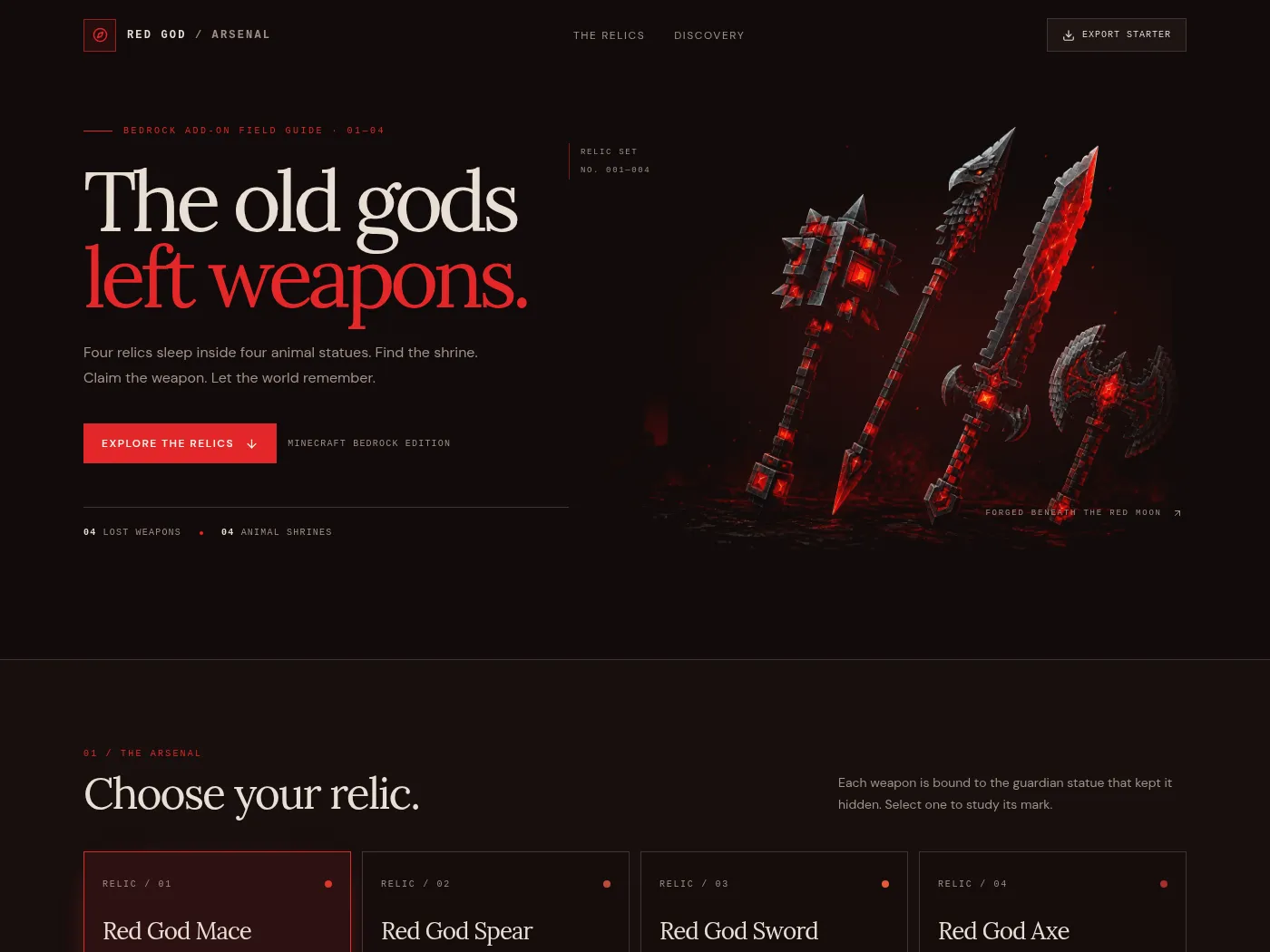 Red God Weapons Addon