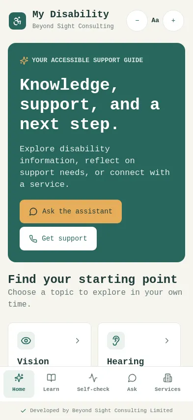 My Disability Assistant