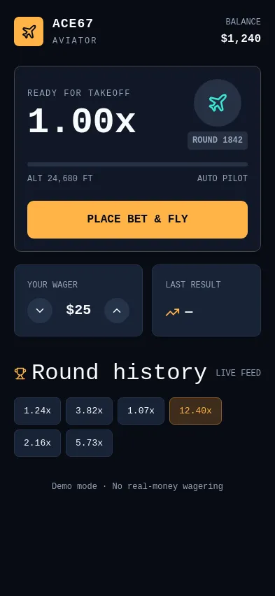 Ace67 Aviator Game