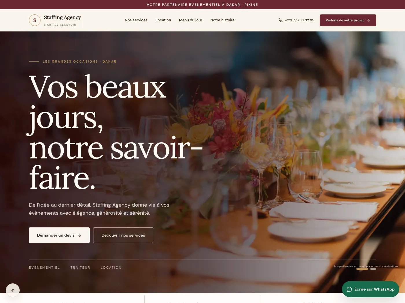 Staffing Agency Website